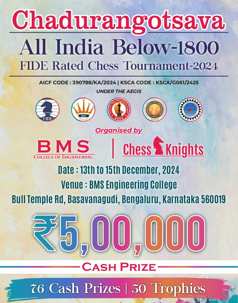 Chessfee:: Online chess tournament registration portal